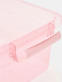 Sinsay - Třpytivá nádoba s víkem - pastelová růžová
