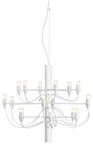 Flos A1351009 2097-18, luxusní matně bílý lustr, 18x15W E14 mléčná, prům. 69cm, výška 51cm