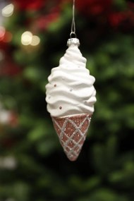 Sweet závěsná vánoční ozdoba zmrzlina 13cm