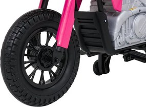 Elektrická motorka HONDA CFR450R růžová