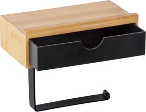 Držák na toaletní papír BAMBUSA s bambusovou zásuvkou, WENKO