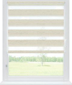 Roleta Den a Noc neinvazivní Premium Béžová 42x150 cm