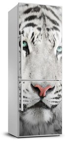 Wallmuralia Samolepící nálepka na ledničku Bílý tygr 60x180 cm