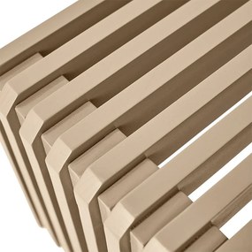 Béžová dřevěná lamelová lavice Slatted L - 160*27*35 cm