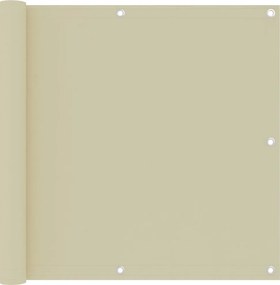 vidaXL Balkónová zástěna 90 x 500 cm oxfordská látka [134870] Barva: krémová