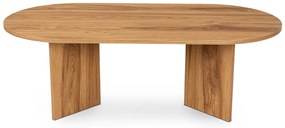 Designový konferenční stolek Quinlan 120 cm hnědý