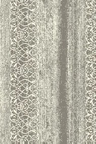 Běhoun vlněný Agnella Isfahan M Ladan Antracyt šedý Šíře: 100 cm