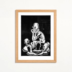 Hugo Rayman | Conte Ugolino Rám: Bílý, Velikost: 30 x 20 cm