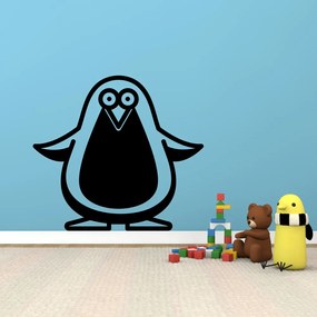 WALLVINIL Samolepky na zeď - Penguin Barva: Šedá světlá, Velikost: 20x22 cm