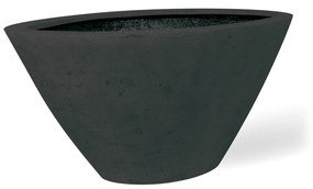 Polystone Boat květinový obal Anthracite Rozměry: 89 cm šířka x 48 cm hloubka x 45 cm výška