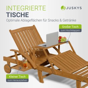 Juskys Skládací zahradní lehátko SunScape Provedení: 1 ks