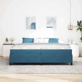 Rám postele Tmavě modrá 200 x 200 cm textil 3399088