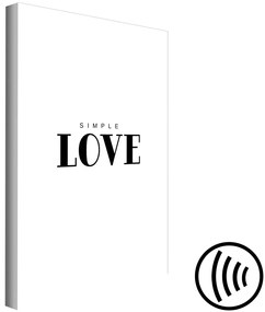 Obraz Simple Love (1 kus) vertikální