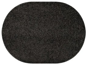 Vopi koberce Kusový koberec Eton černý ovál - 120x160 cm