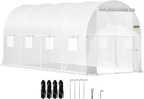 Walk-in tunelový skleník, 4,57 × 1,98 × 2,13 m