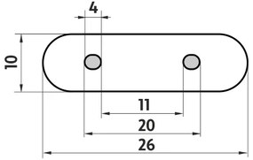 Nimco Rezervní držák na toaletní papír NA 28055R