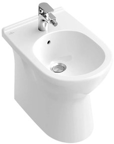 Villeroy & Boch O.novo - Stojící bidet 360x560x400 mm, 1 otvor pro baterii, CeramicPlus, alpská bílá 546100R1