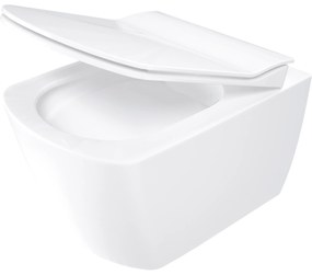 Deante Blur, záchodová WC mísa s funkcí bidetu 525x372x349 mm, bílá lesklá-černá matná, DEA-CDZ_6WNW
