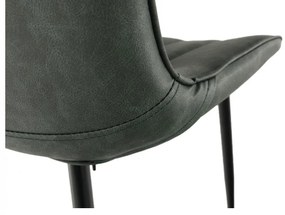 Tempo Kondela Jídelní židle HAZAL, zelená/černá