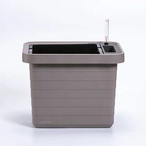 Samozavlažovací velkoobjemový truhlík Berberis UNO taupe 45 cm