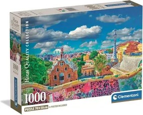 CLEMENTONI Puzzle Park Güell, Barcelona / 1000 dílků / od 14 let