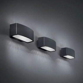 Ideal Lux - Venkovní nástěnné svítidlo ANDROMEDA 1xE27/60W/230V IP55 antracit