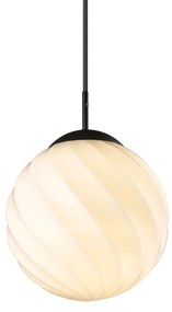 Závěsné svítidlo Twist Ball 25cm - černá