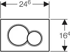 Geberit Kombifix Eco 110.302.00.5 komplet k zazdění se závěsným WC Creavit TERRA TP325 + bidet 2v1