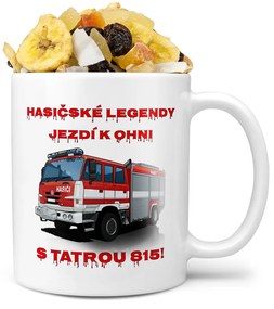 Hrnek Hasičské legendy – Tatra 815 (Náplň hrníčku: Tropická směs)