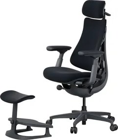 LiberNovo StepSync Midnight Black / Podnožka / ergonomický náklon 10°