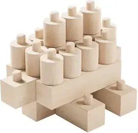 Walachia Dřevěná skládací stavebnice Construct easy / od 3 let / 46 dí