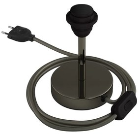 creative cables Kovová stolní lampa Alzaluce pro stínidlo Velikost: 10 cm, Barva: Matná černá