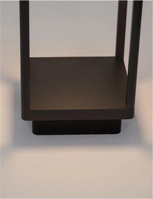 NV 9922360 Venkovní stojací lampa BALI antracitový hliník LED 2W 3000K 5V DC 108st. IP65 solární / USB kabel / vypínač na těle / stmívatelné - NOVA LUCE