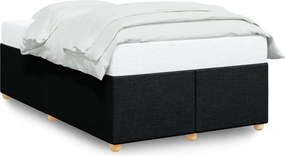 Rám postele bez matrací černá 120x190 cm textil 3284717