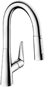 Hansgrohe Talis M51 - Dřezová baterie M5116-H160 s výsuvnou sprškou, sBOX, chrom 73850000