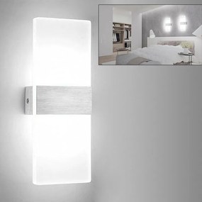 Led Lampa Nástěnná Svítidlo Bílá Moderní 18W 85-265V