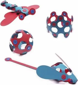 Clixo Itsy Flamingo  Turquoise Magnetická stavebnice / 18ks / od 4 let