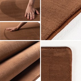 Ayyildiz, Běhoun Sky 5400 Brown, 80x250, hnědá, obývací pokoj