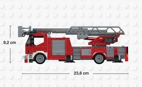 BRIXIES Plus 222.714 Hasičský vůz s otočným žebříkem