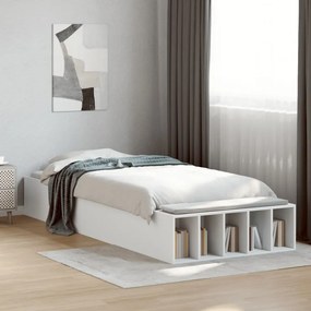 Rám postele bílý 75 x 190 cm kompozitní dřevo 3280622