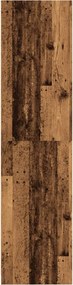 Šatní skříň old wood 100 x 50 x 200 cm kompozitní dřevo 3307772