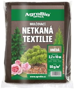 Netkaná textílie AGROBIO 3,2x10m hnědá