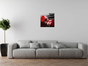 Gario Obraz s hodinami Roses and spa Rozměry: 60 x 40 cm