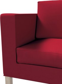 Potah na pohovku IKEA  Karlanda 2-místná, krátký barva červená látka pletený vzor