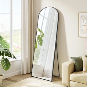 Volně stojící zrcadlo Fully 150 cm černé