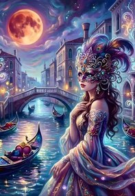 ALIPSON Puzzle Magické Benátky / 1000 dílků / 47,8 × 69 cm