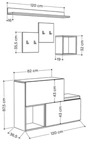 Předsíňová sestava Holdon White
