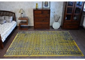 koberec VINTAGE Květiny 22209/025 žlutá velikost 140x200 cm | krásné koberce cz