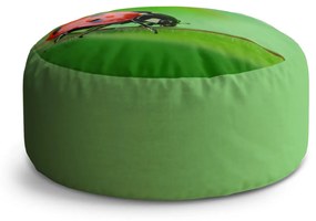 Sablio Taburet Circle Beruška na listě: 38x48 cm