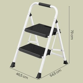 Skládací ocelové schůdky GSLB35202WZ01